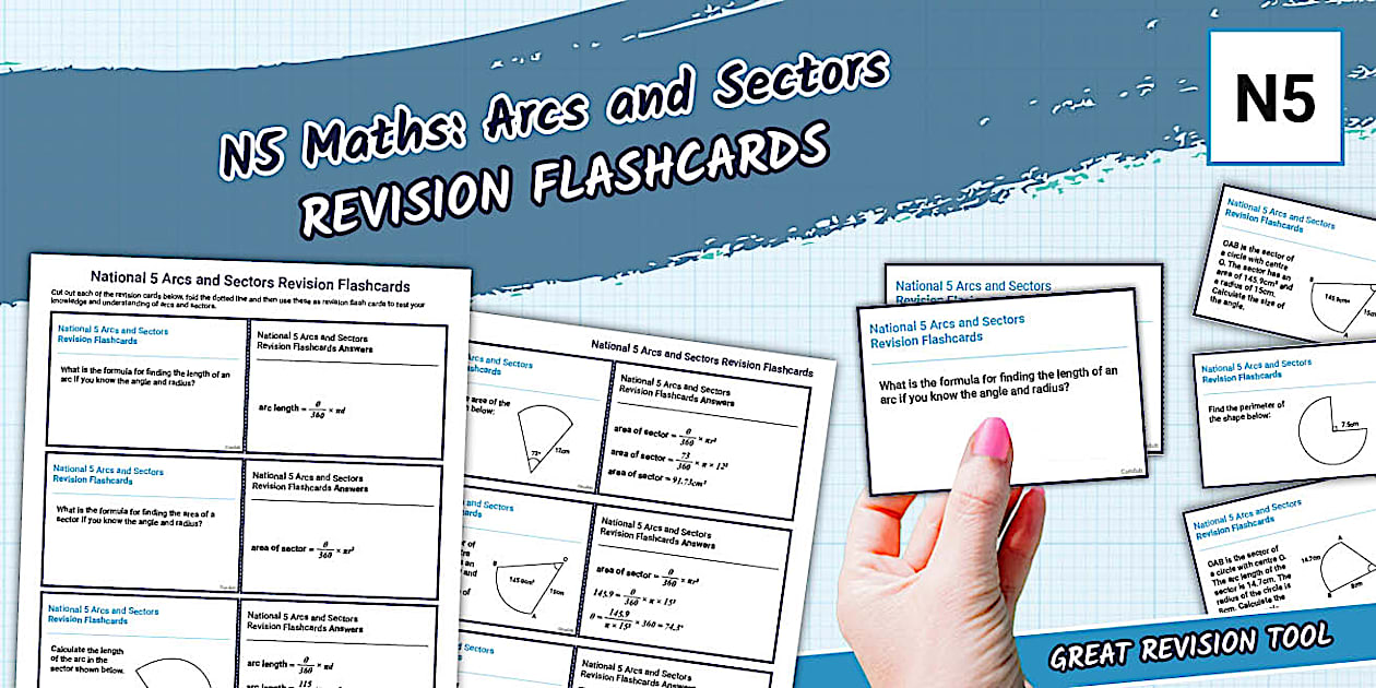 National 5 Arcs and Sectors Revision Flashcards
