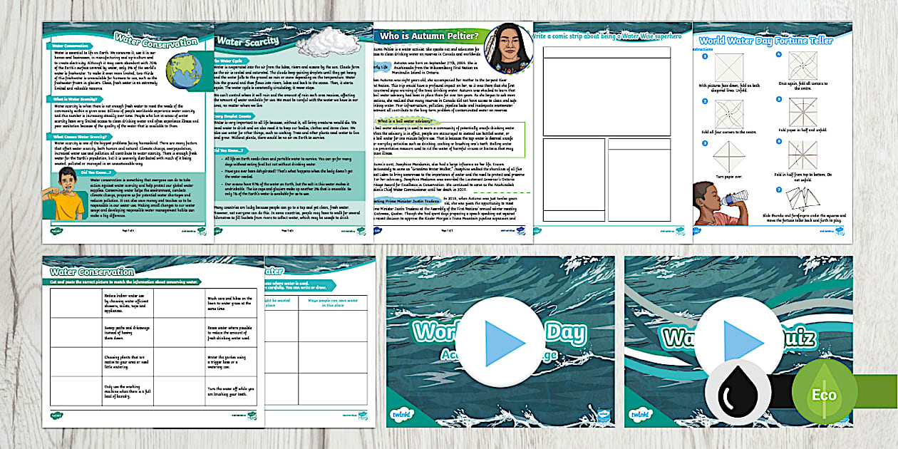 World Water Day Intermediate Activity Pack