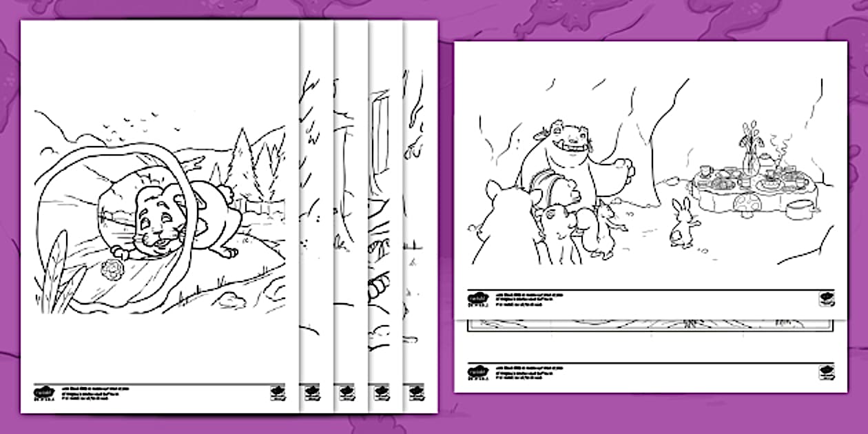 A Monster Surprise Colouring Pages (teacher made) - Twinkl