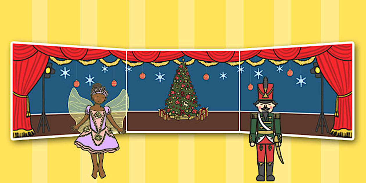 The Nutcracker Small World Background - Twinkl