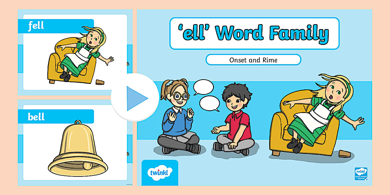 ‘ell’ Onset and Rime PowerPoint (teacher made) - Twinkl