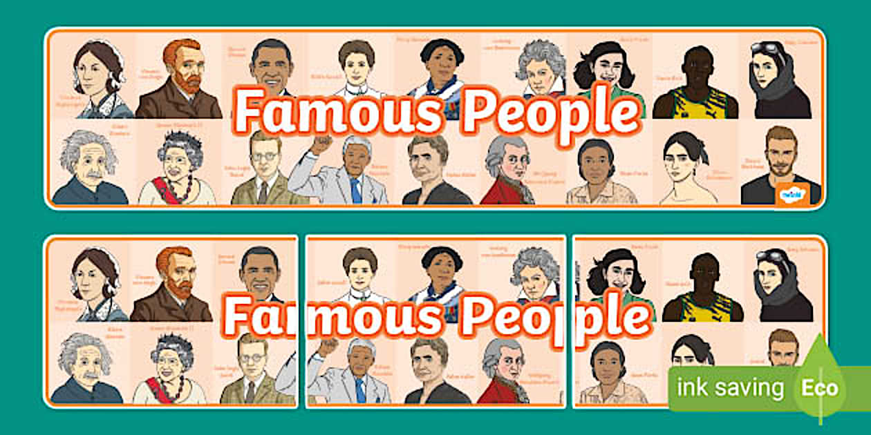 👉 Famous People Display Banner