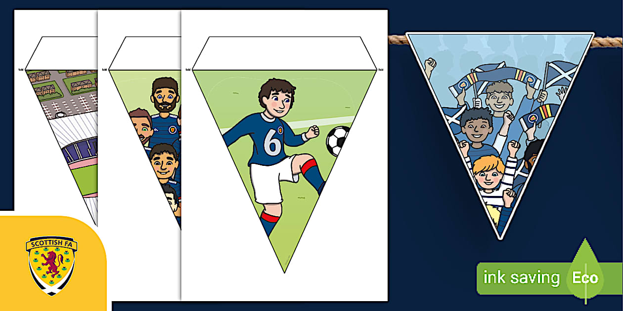 FREE! - The Tartan Army Display Bunting (teacher made)