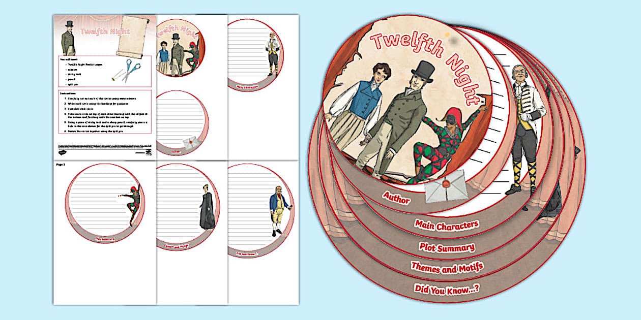 Twelfth Night Circles Booklet - Twinkl Primary - Twinkl