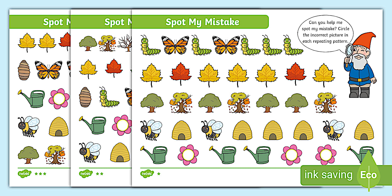 👉 Spot My Mistake Activity (teacher made) - Twinkl