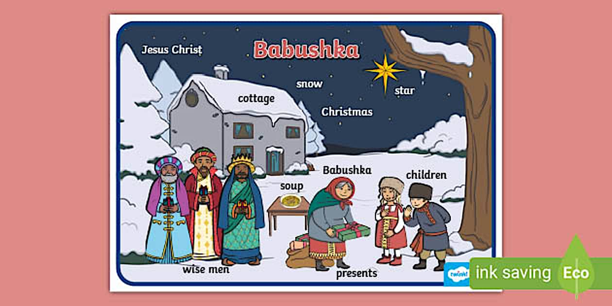 Babushka Word Mat (teacher made) - Twinkl