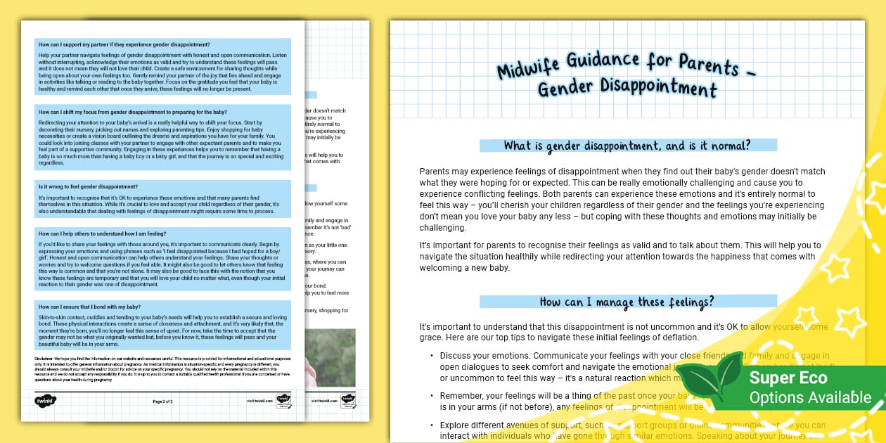 FREE! - Midwife Guidance for Parents – Gender Disappointment