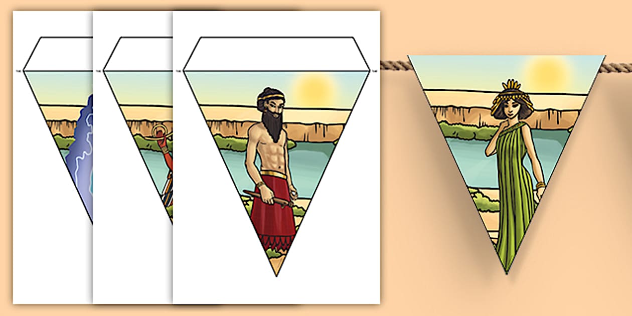 Ancient Mesopotamia Display Bunting (teacher made) - Twinkl