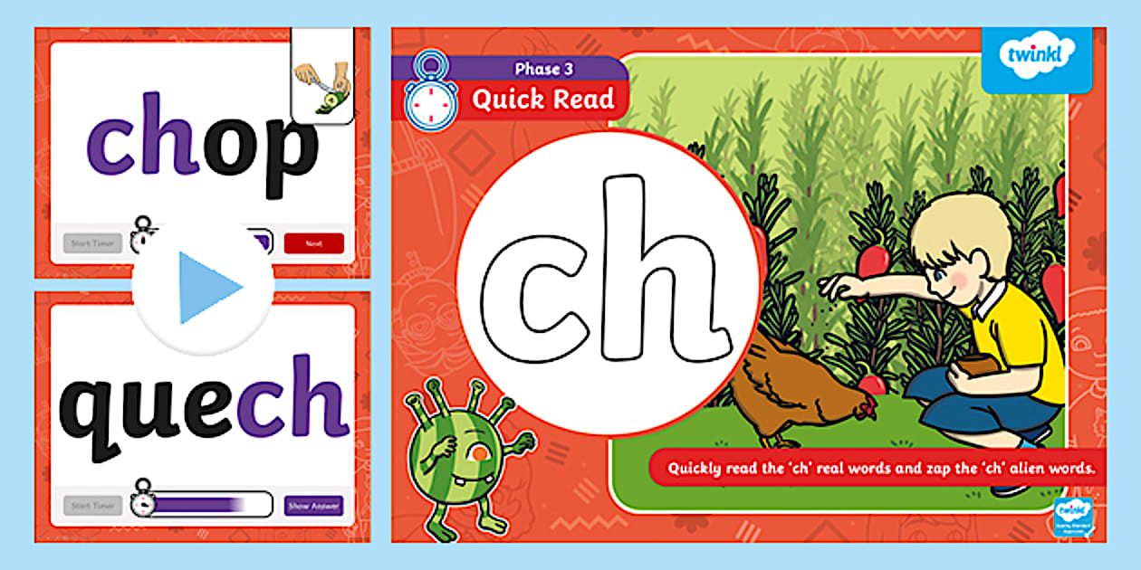ch Phonics PowerPoint - Primary Resources (teacher made)