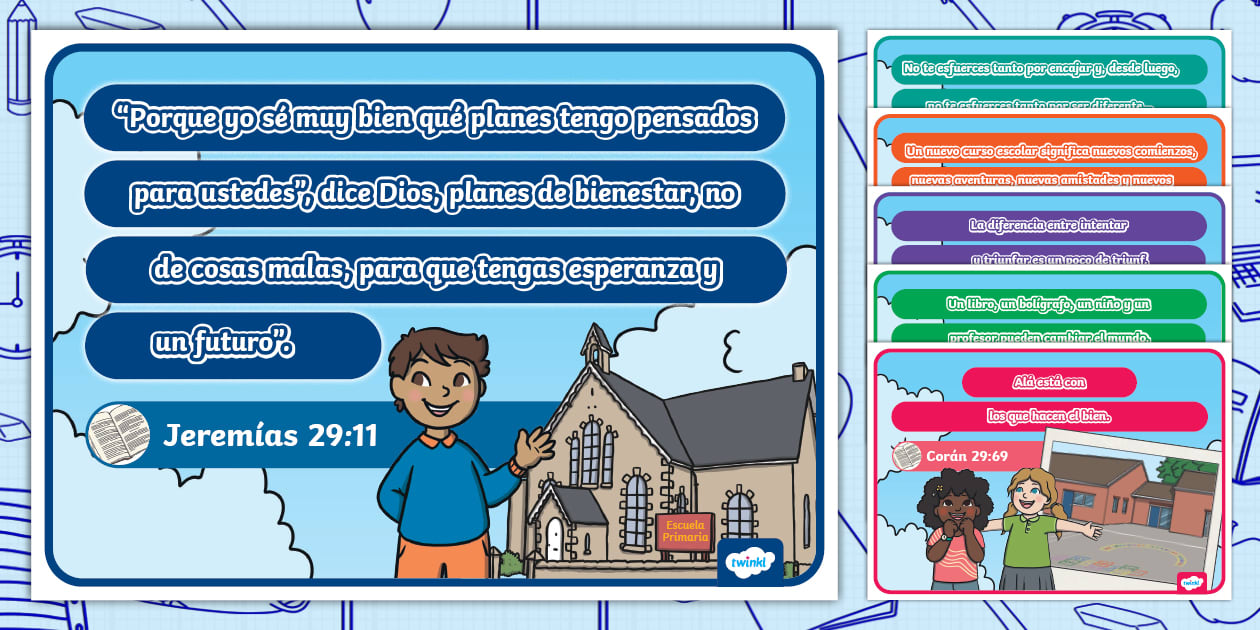 Posters: frases para la vuelta al cole (Teacher-Made)