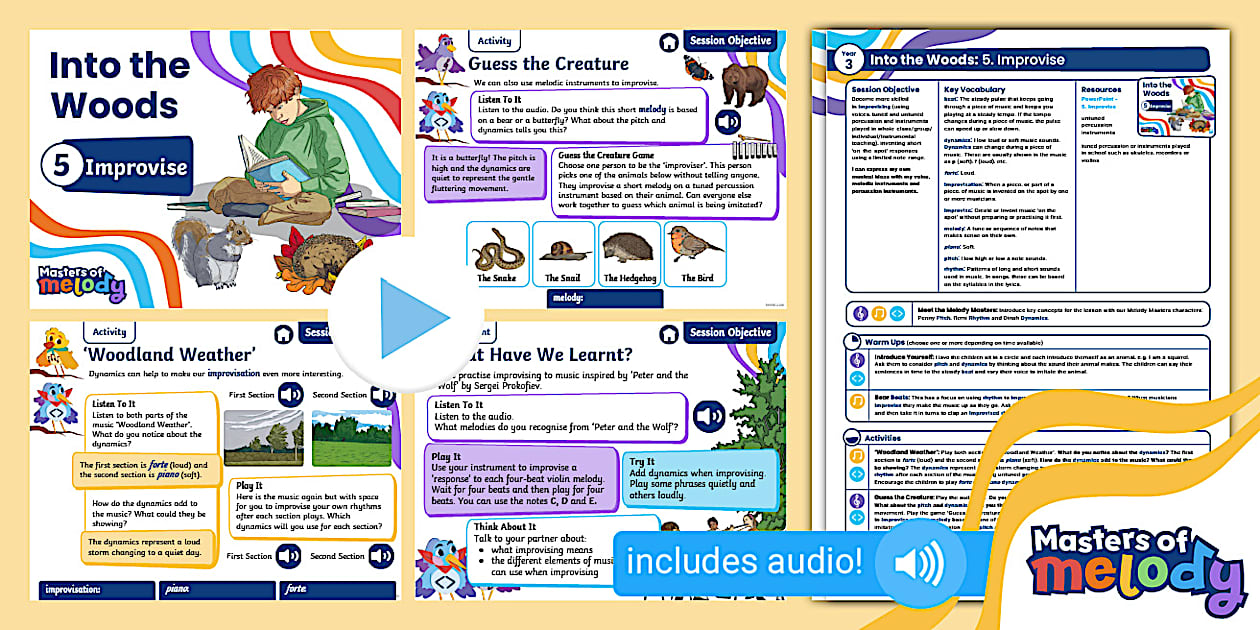 👉 Year 3 Into the Woods Session 5