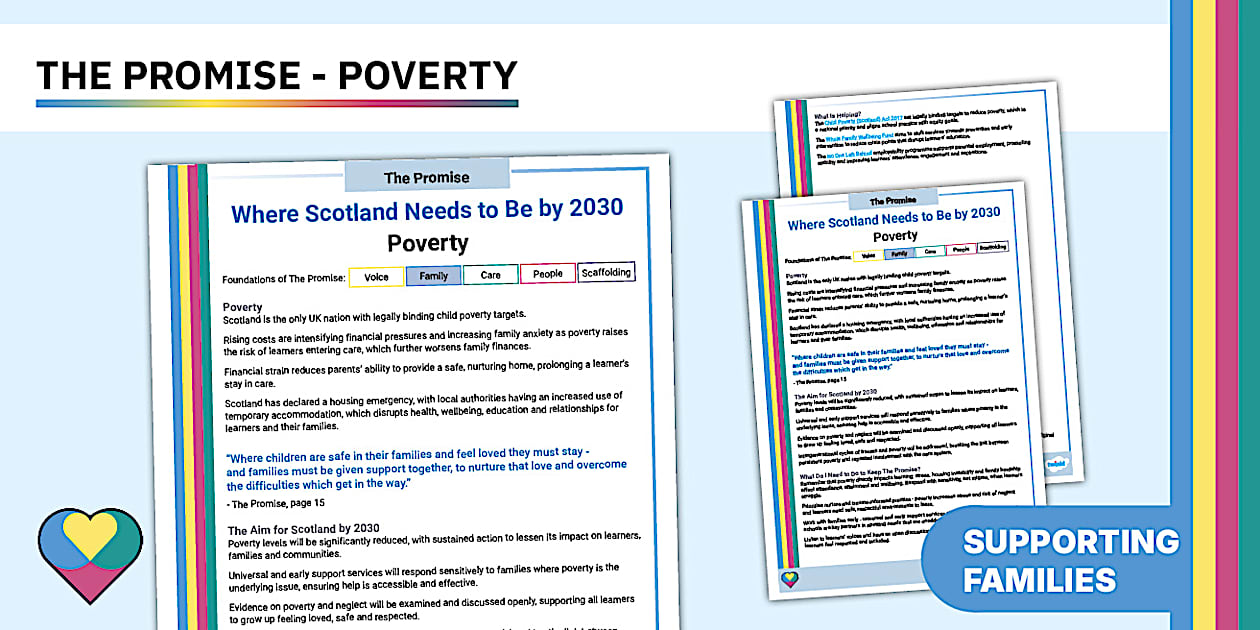 The Promise: Where Scotland Needs to Be by 2030 (Poverty)