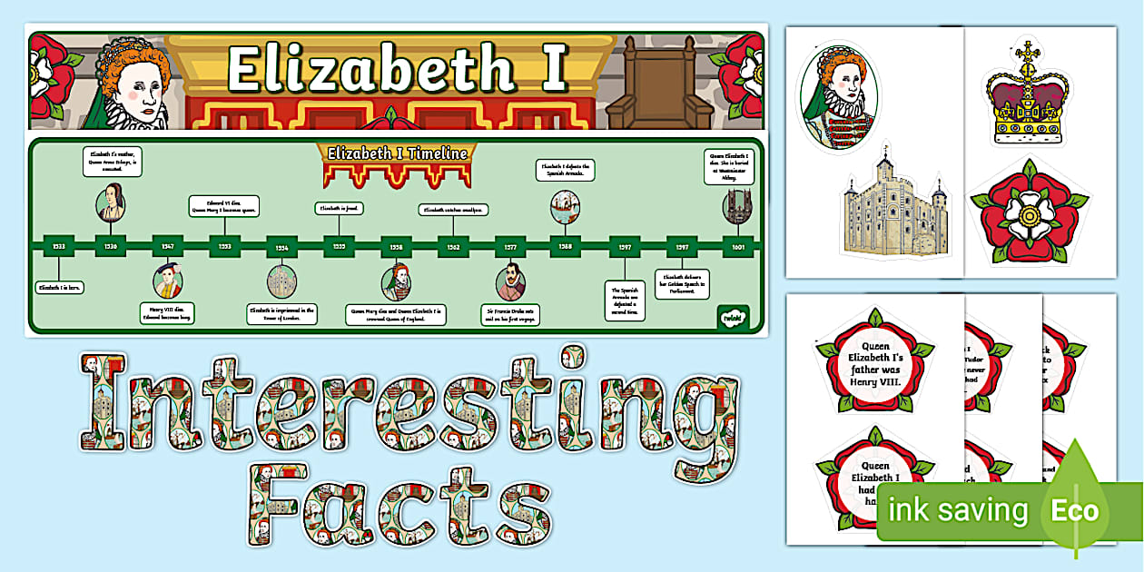 Queen Elizabeth I Display Pack - Twinkl - History - KS1
