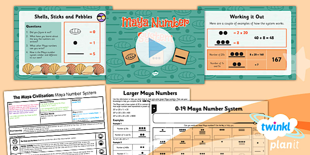 The Mayan Number System Lesson Plan 3 - Year 5 & 6 History