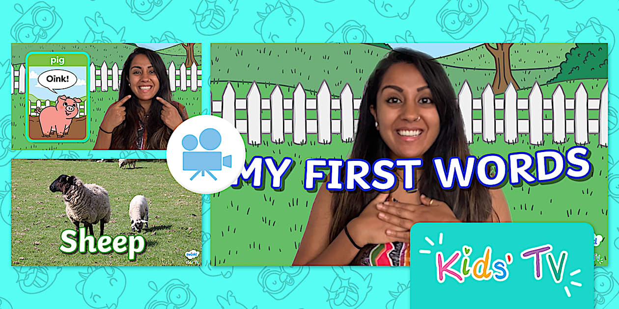 My First Words - Farm Animals - Twinkl Kids Tv - Twinkl