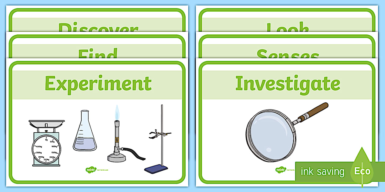 Editable Investigation Area Word Display Posters - Twinkl