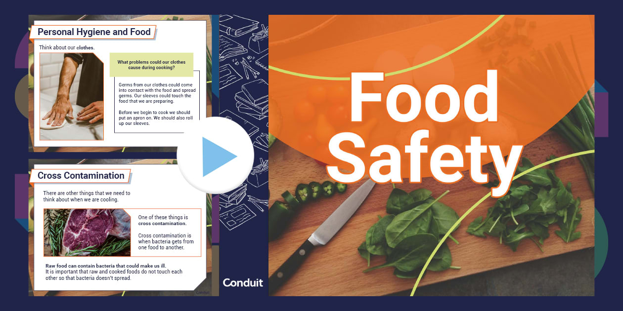 Reinforcing Food and Health: Food Safety PowerPoint - Twinkl