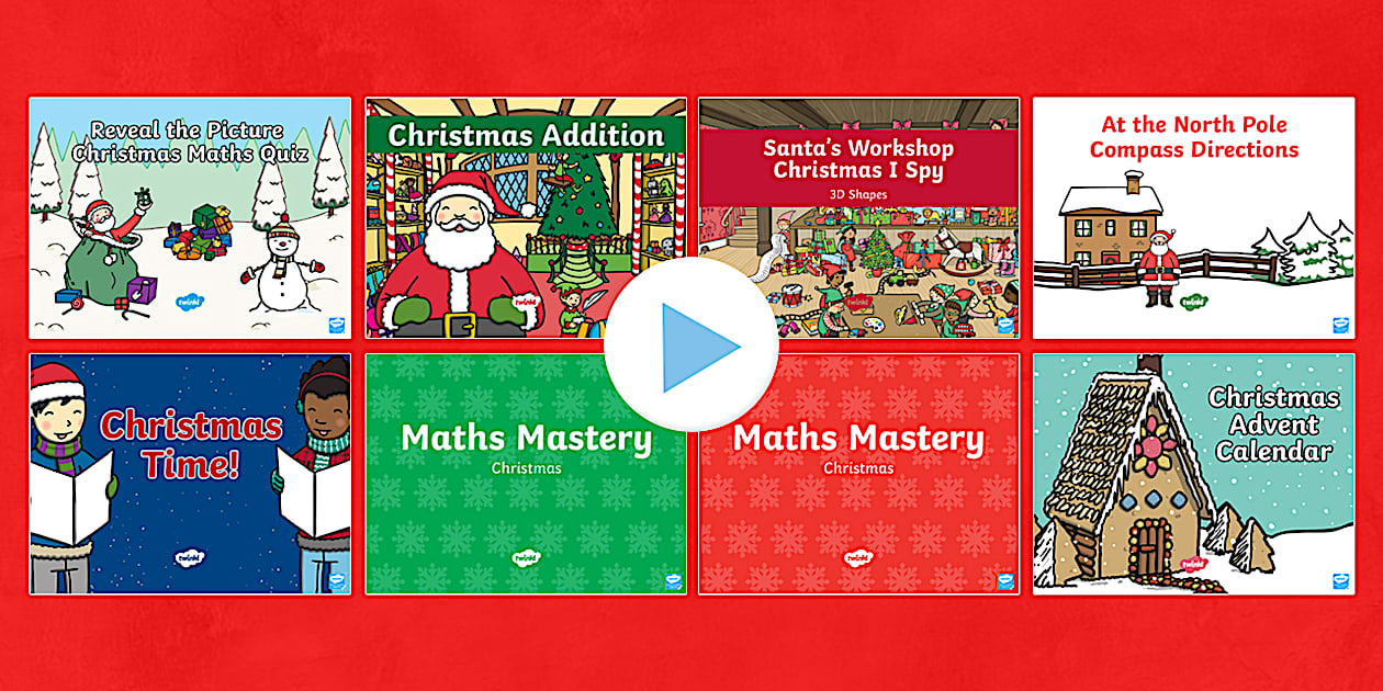 KS1 Christmas Maths Morning Starter Activity Pack - Twinkl