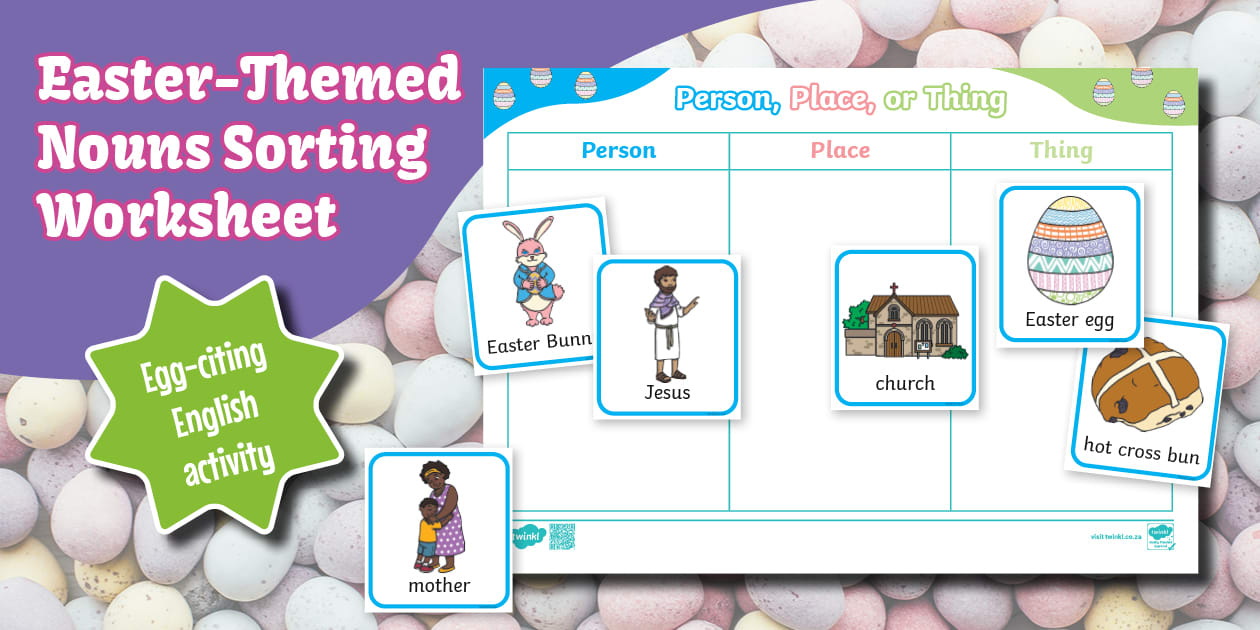 Foundation Phase Home Language - Easter-Themed Nouns - Sorting ...
