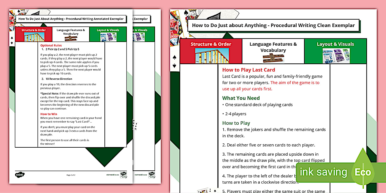 How To Do Just About Anything - Level 4 Procedural Writing Clean Exemplar