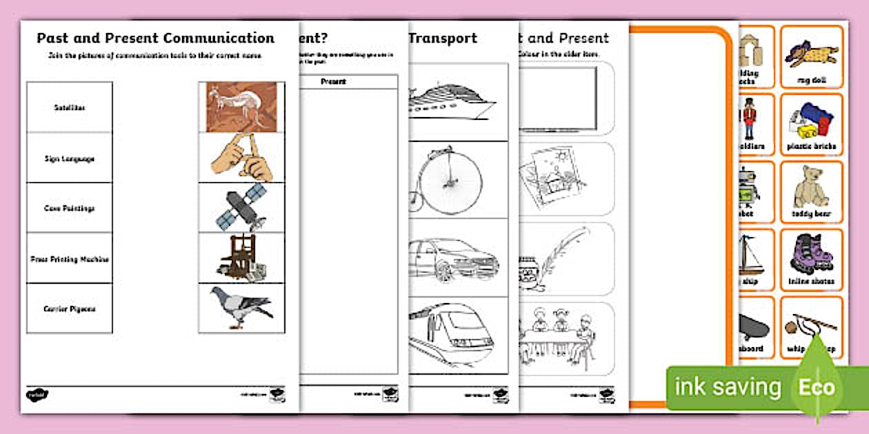 Past and Present Activity Pack - Primary HASS History Skills