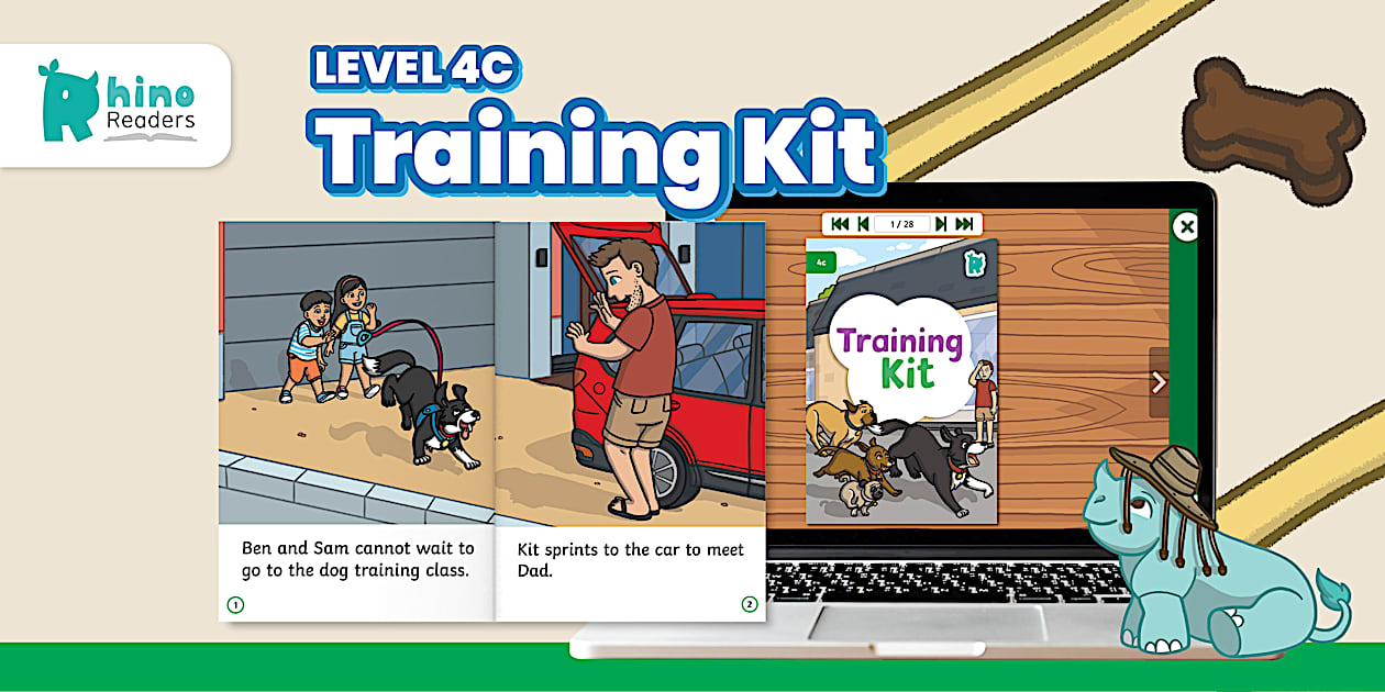 Level 4c Decodable Readers: Training Kit | Rhino Readers