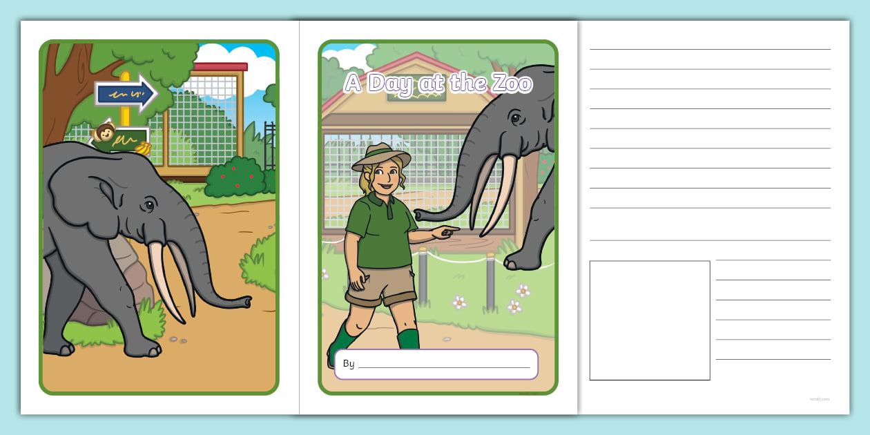 A Day at the Zoo Journal Writing Frame (Teacher-Made)
