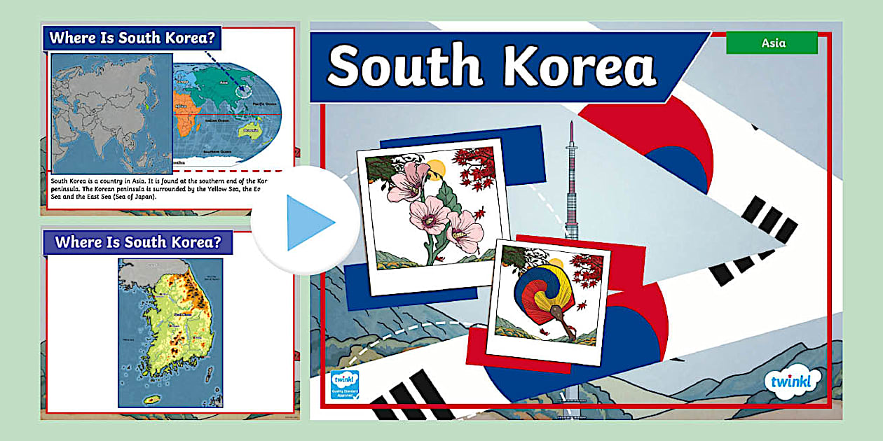 KS2 South Korea PowerPoint - Twinkl