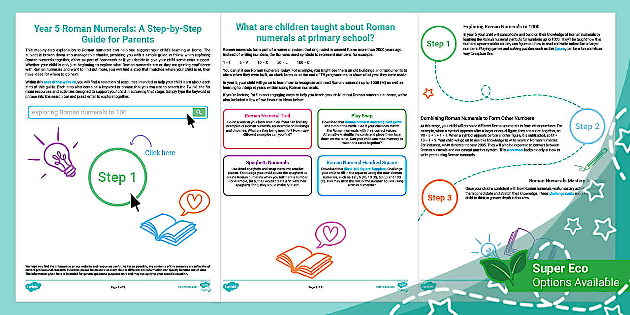 Year 5 Roman Numerals: A Step-by-Step Guide for Parents