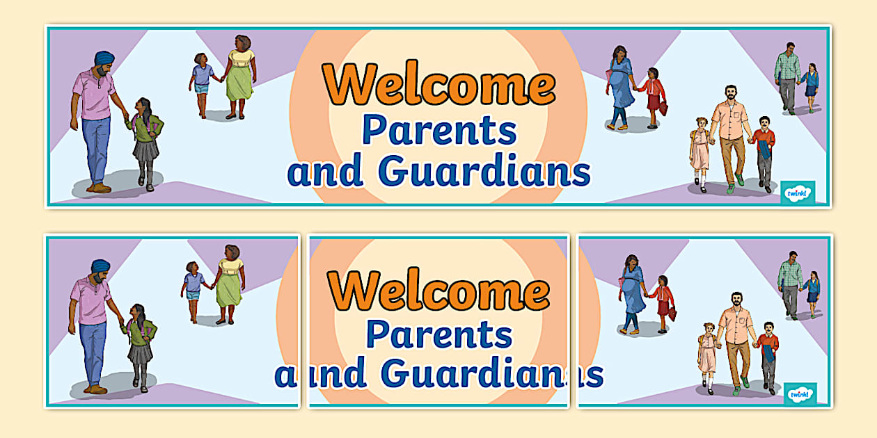 Welcome Parents and Guardians Display Banner (teacher made)