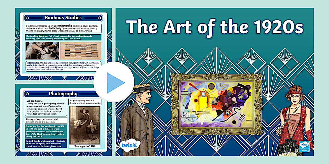 KS2 The Art of the 1920s PowerPoint - Twinkl