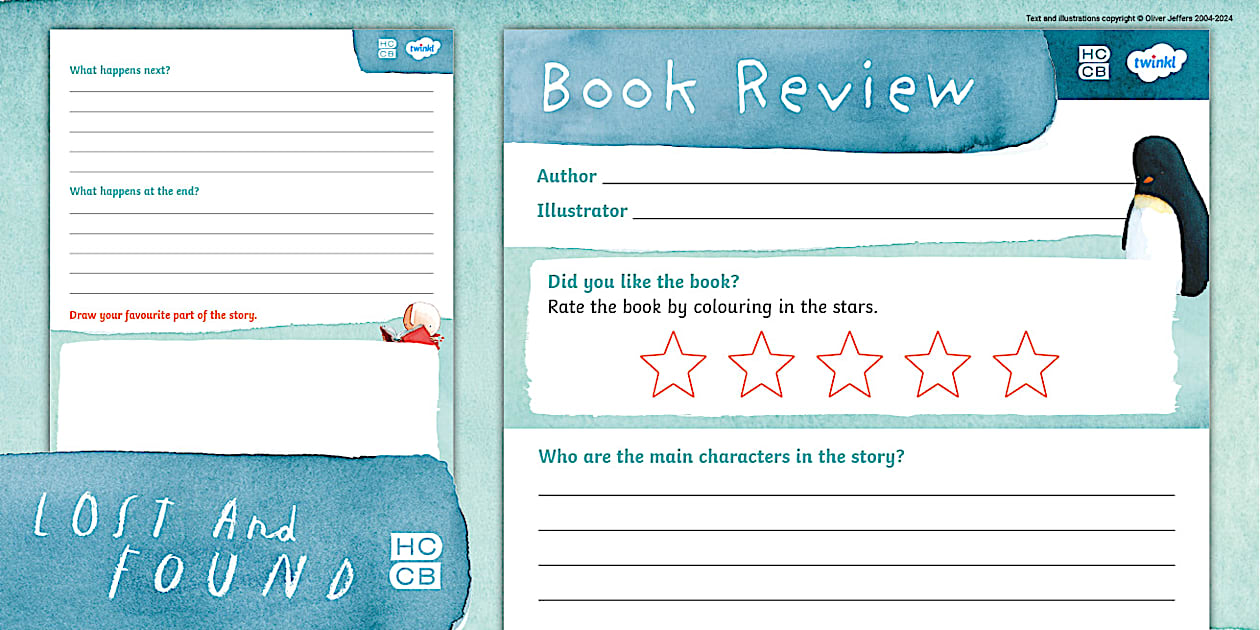 FREE! - ‘Lost and Found’ Book Review | HarperCollins | Twinkl