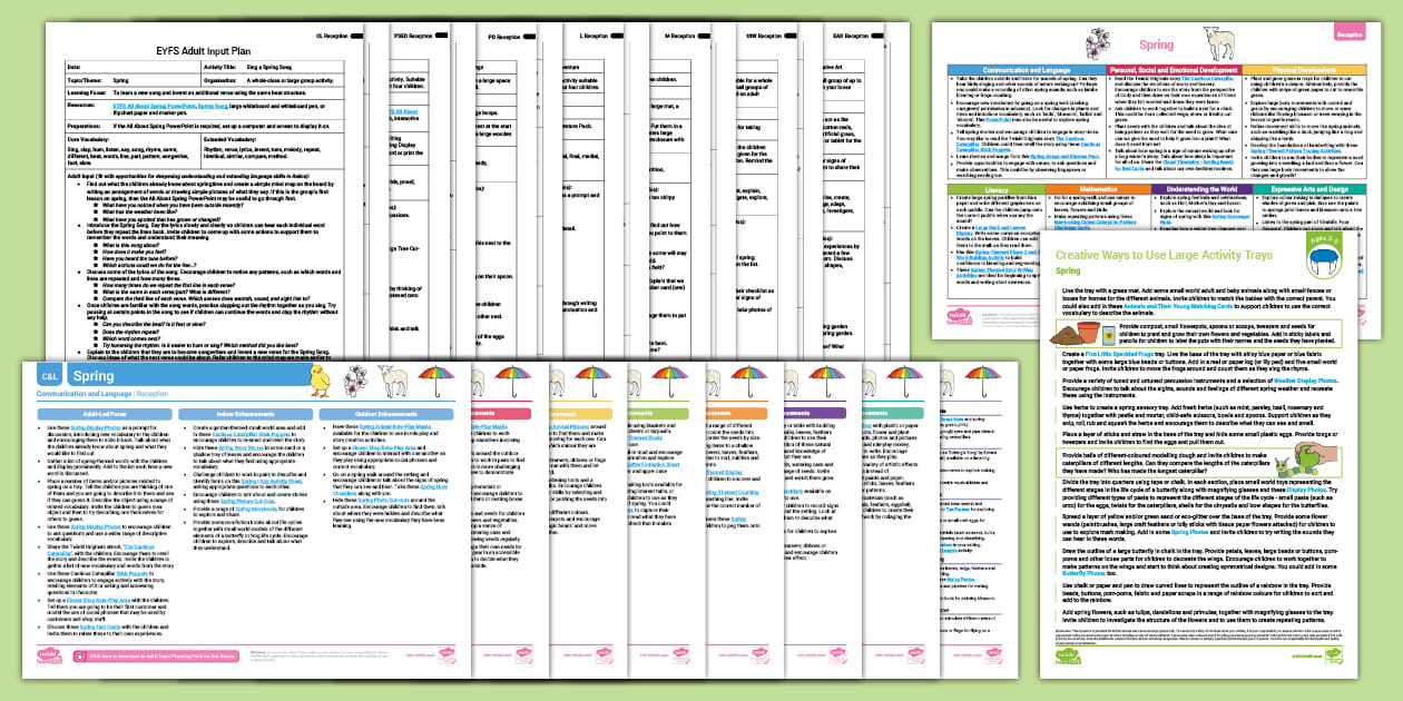 EYFS Reception Spring Bumper Planning Pack | Twinkl - Twinkl