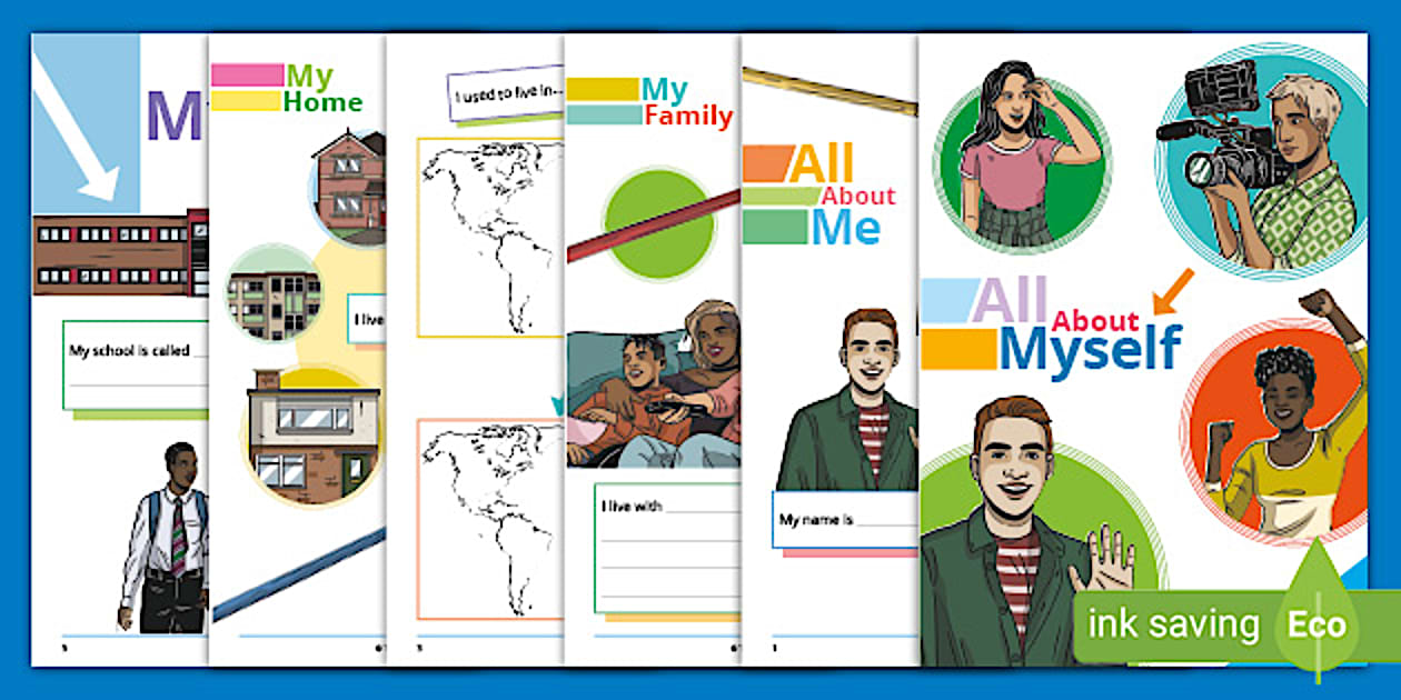 Editable Older Learners: All About Myself Booklet - Twinkl