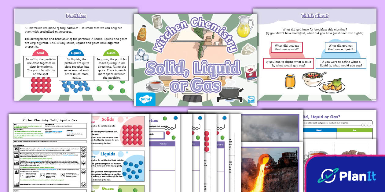 Year 5 Science Kitchen Chemistry Lesson 1 (teacher made)