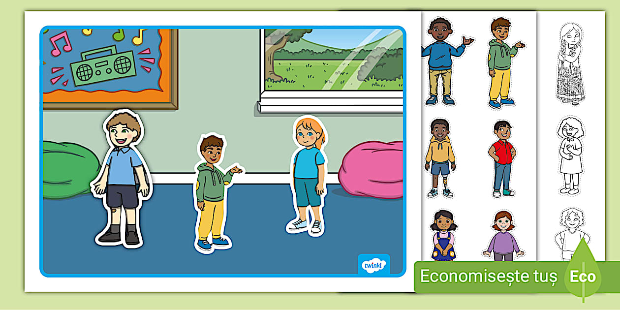 Grupa noastră – Activitate colectivă de decupare și lipire