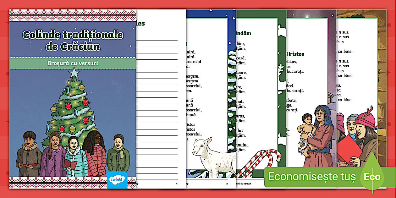 Colinde de Crăciun — versuri | Twinkl România - Twinkl
