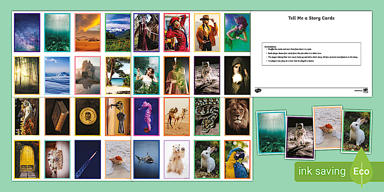 Tell Me a Story Cards (teacher made) - Twinkl