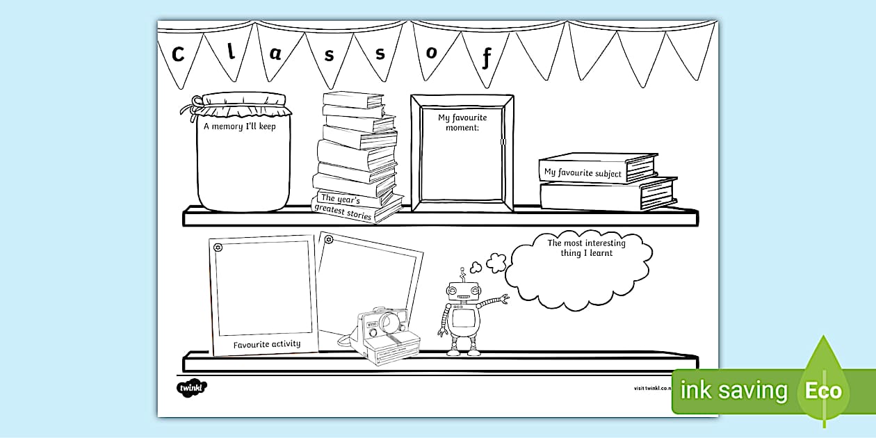 End of Year Worksheet | Memory Activity | Primary Resource