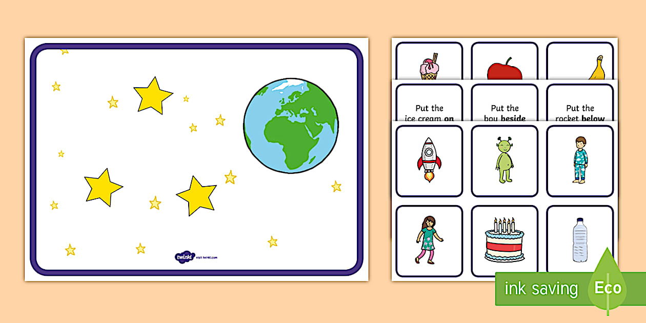 Preposition Instruction Game (Teacher-Made) - Twinkl