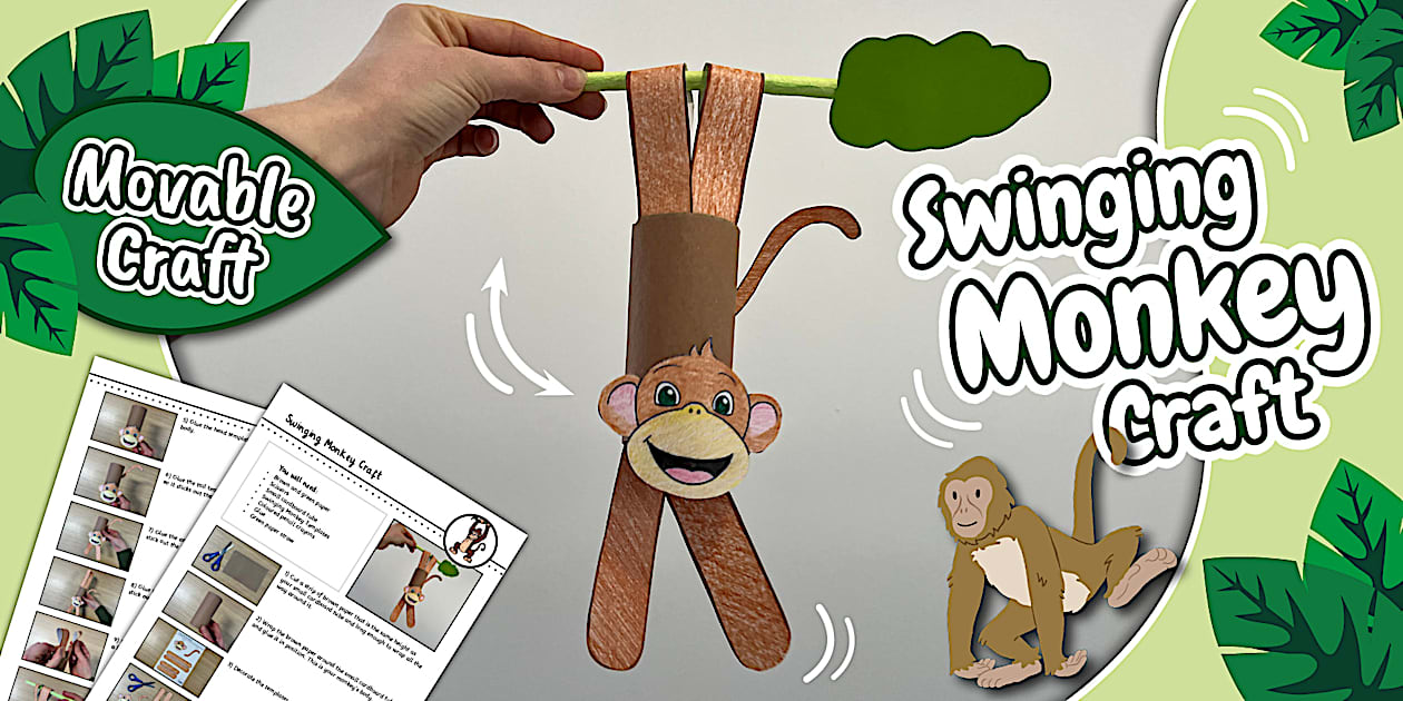 Swinging Monkey Craft