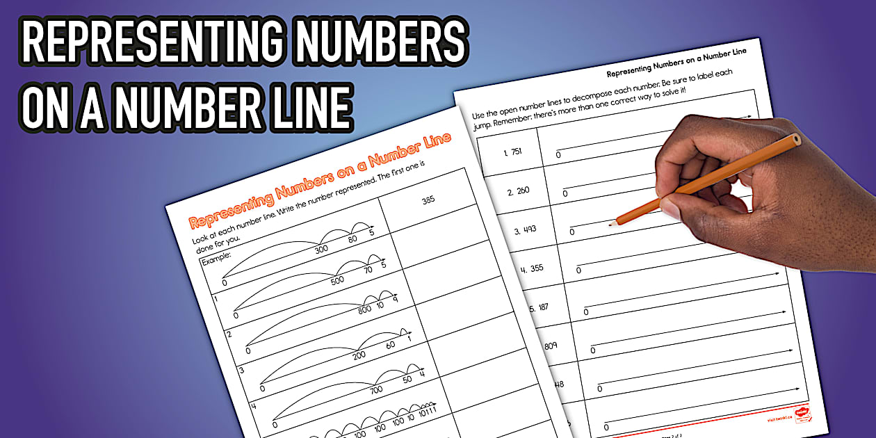 Compose and Decompose Numbers Using a Number Line Activity