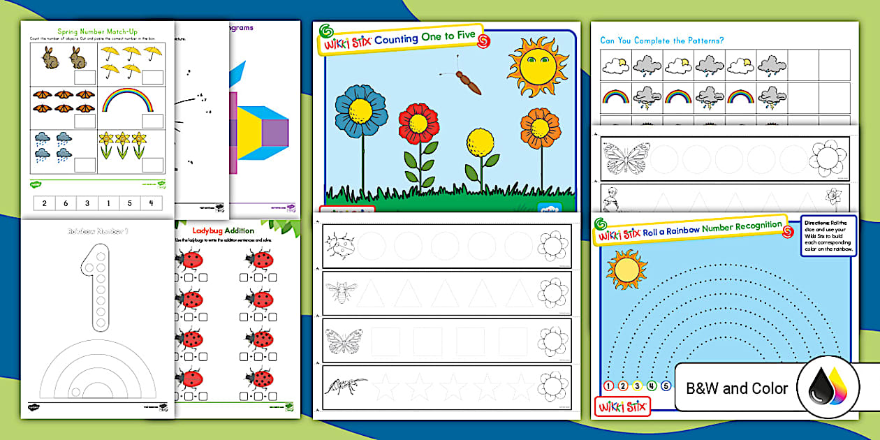 Spring Math Activities for Prekindergarten | Twinkl USA