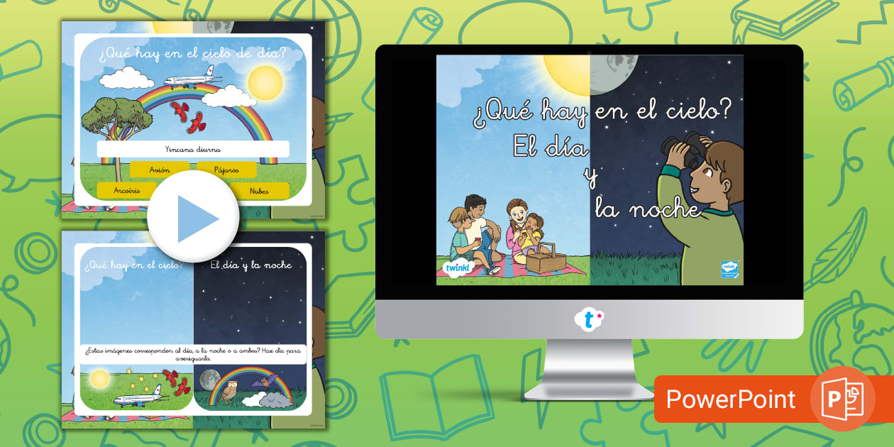 Juego interactivo: ¿Qué hay en el cielo? - El día y la noche