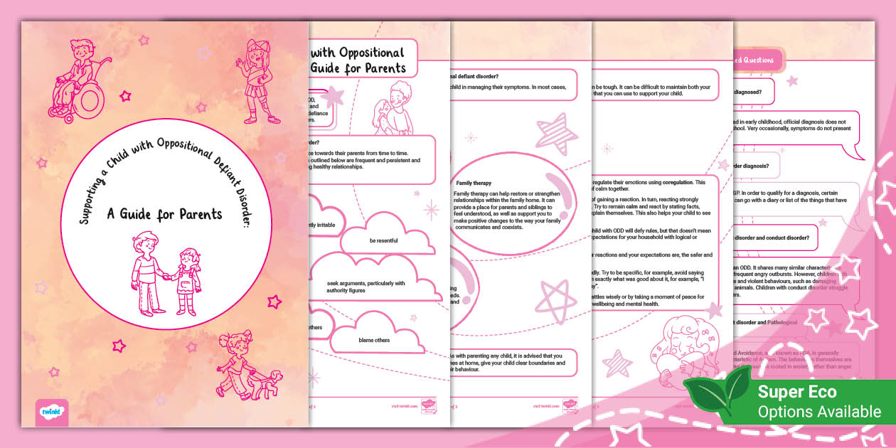 Supporting a Child with Oppositional Defiant Disorder: A Guide for Parents