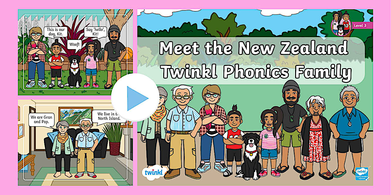 Meet the Twinkl Phonics Family: Level 3 PowerPoint - Twinkl