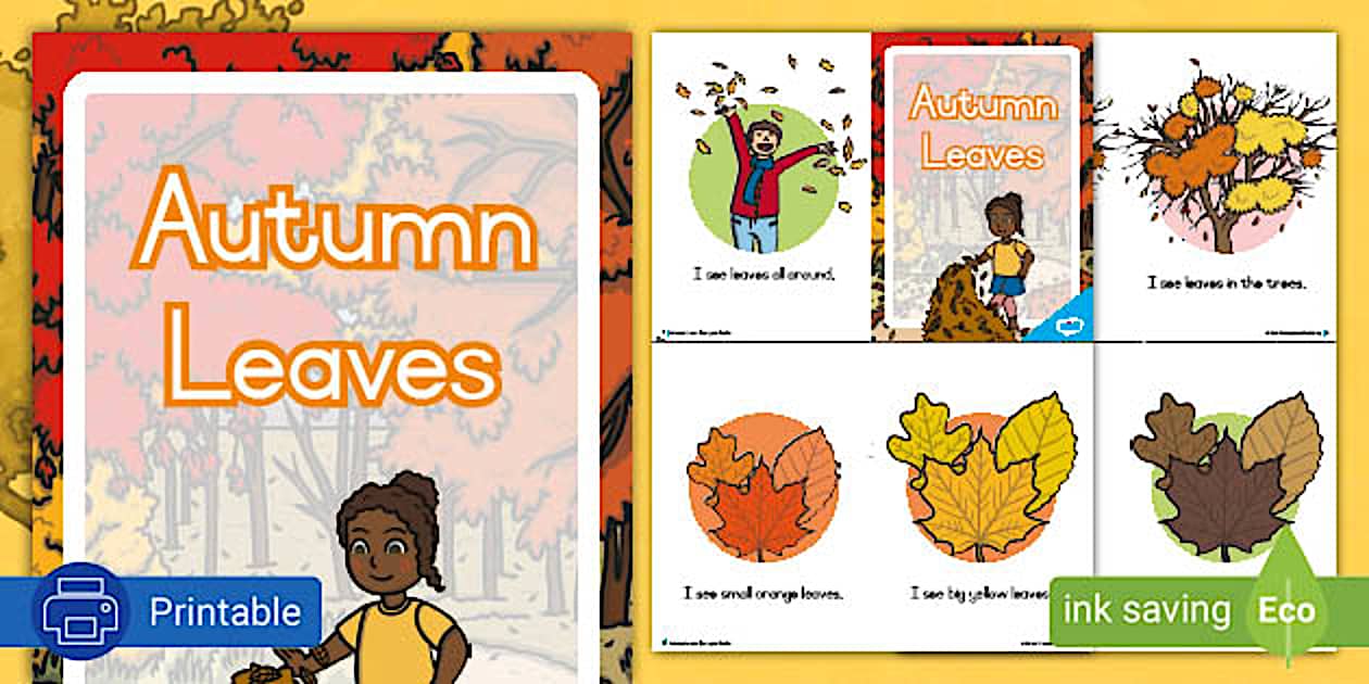 Autumn Leaves Emergent Reader (teacher made) - Twinkl