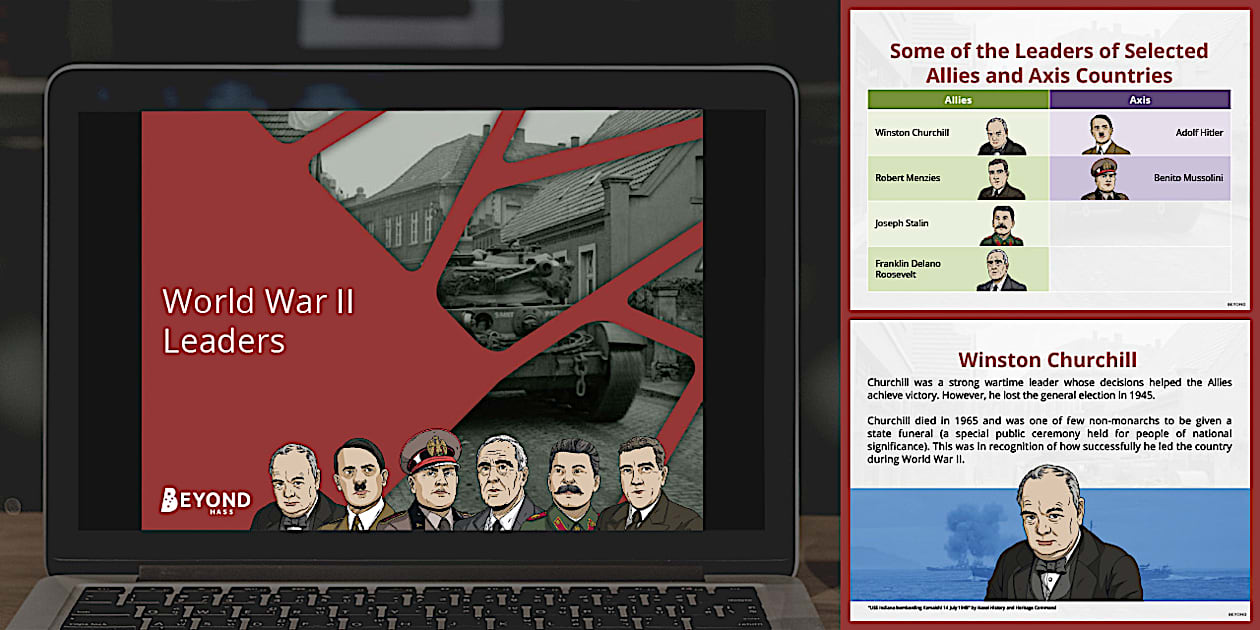 World War II Leaders PowerPoint (teacher made) - Twinkl