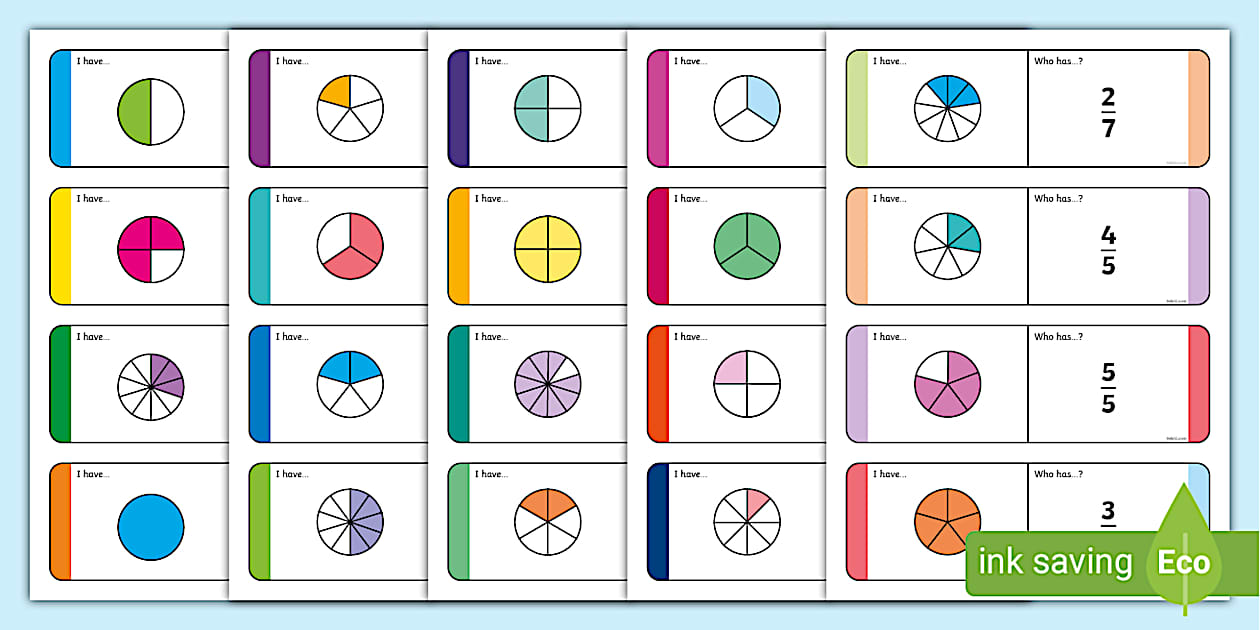 Stage 4/5 (Phase 1) Fraction Loop Cards (teacher made)
