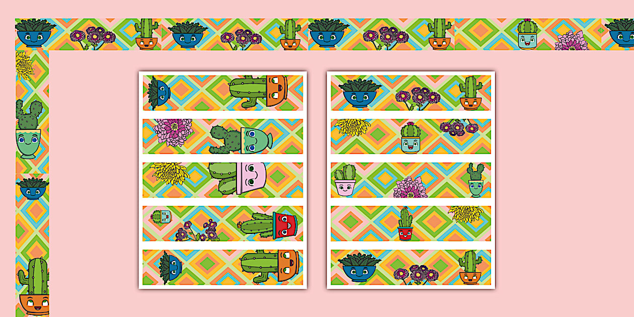 Stuck on Learning Bulletin Board Borders - Twinkl